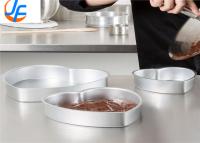 China NSF Commercial Heart Shape Cake Pan Set 3 Piece Aluminum Loose Bottom 6 8 10 Inch for sale