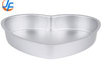 China NSF Commercial Heart Shape Cake Pan Set 3 Piece Aluminum Loose Bottom 6 8 10 Inch for sale