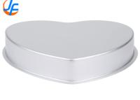 China NSF Commercial Heart Shape Cake Pan Set 3 Piece Aluminum Loose Bottom 6 8 10 Inch for sale