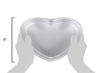 China Aluminum Heart Shape Cake Pan 8 x 2 Inch NSF Commercial Bakeware for Bakery for sale