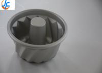China NSF Glazed Aluminum Fluted Bundt Cake Pan 6.5 Inch 36 oz Capacity Commercial Bakeware for sale