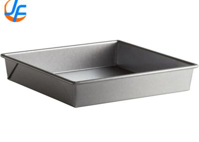 China NSF 8x8 Inch Nonstick Aluminized Steel Square Cake Pan 22 Gauge Commercial Bakeware for sale