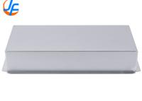 China NSF Rectangular Aluminum Cake Pan 12x8x3 Inch Straight Sided 14 Gauge Bakeware for sale