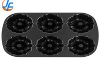 China Commercial 6 Mini Round Cake Pan Nonstick Aluminum 10 Gauge 8 oz Each Bundt Pan for sale