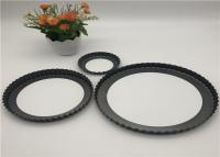 China Round Cake Mould Mousse Ring Baking Mold Set 3pcs 28x2.5cm Nonstick Carbon Steel for sale