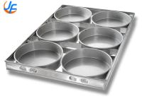China Aluminum Round Cheese Cake Pan 6 Straps Glazed Commercial Baking Pan 8 Inch for sale