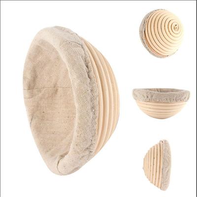 China Eco Friendly Rattan Proofing Banneton Basket for Bread Baking Custom Size Round Square for sale