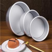 China Removable Aluminum Round Cake Mold Anti-Corrosion Baking Pan Custom Size for sale
