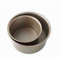 China 6 Inch Carbon Steel Round Cheesecake Pan Chiffon Cake Mold Baking Mould with Removable Bottom for sale