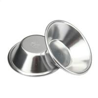 China Round Egg Tart Mould 4cm Carbon Steel Nonstick Baking Tin for Custard Tarts DIY Kitchen Tool for sale