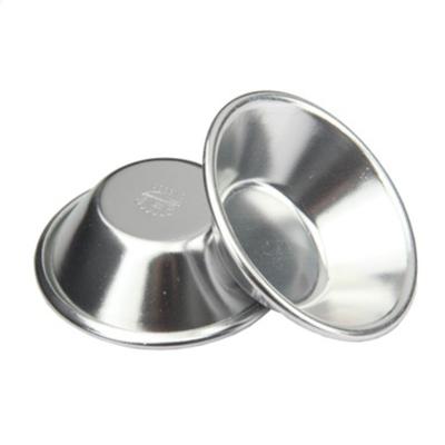 China Round Egg Tart Mould 4cm Carbon Steel Nonstick Baking Tin for Custard Tarts DIY Kitchen Tool for sale