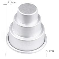 China Nonstick Round Cake Pan Carbon Steel Aluminum Alloy Baking Mold DIY Bread Tool Custom Size for sale