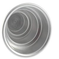 China Nonstick Round Cake Pan Carbon Steel Aluminum Alloy Baking Mold DIY Bread Tool Custom Size for sale