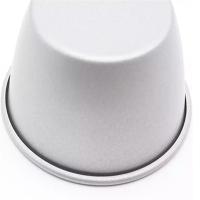 China Aluminum Alloy Egg Tart Mold Mini Pie Tin Non Stick Cake Pan Baking Tool 230°C Heat Resistant for sale