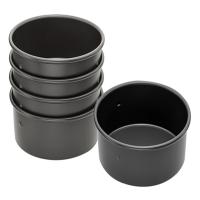 China Commercial Aluminum Cake Mould 1.0mm Thickness Hard Anodized Cake Pan 8 Sizes for sale