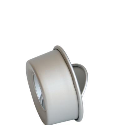 China 4x2 Inch Round Mini Straight Sided Aluminum Cake Pan FDA LFGB Certified for sale
