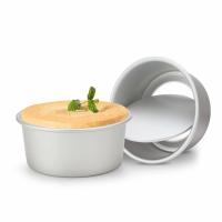 China Stainless Steel Cake Pan Deep Dish Pizza Pan 254mm 248mm 80mm Customizable for sale