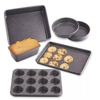 China NSF 6 Piece Nonstick Bakeware Set Cake Cookie Muffin Loaf Pan Oven Safe 230C for sale