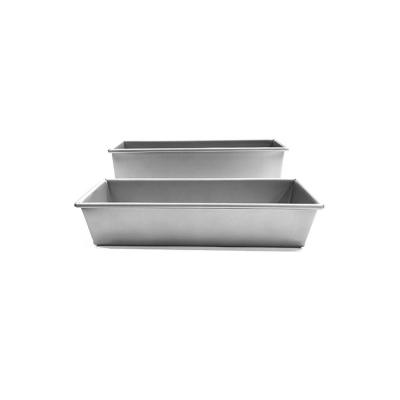 China Nonstick Aluminum Steel Bread Loaf Pan Toast Box Baking Tin 9x4x4 Inch for sale