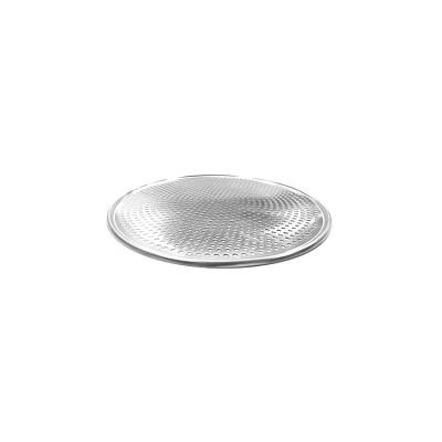China 8 Inch Perforated Round Aluminum Pizza Pan Punched Baking Tray Metal Pizza Plate for sale