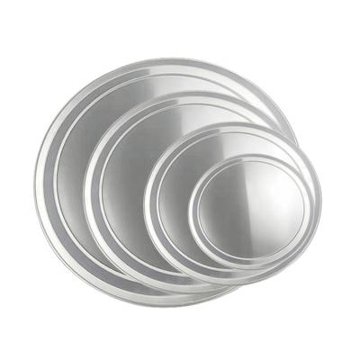 China 10 Inch Round Aluminum Pizza Pan Baking Tray Heavy Duty Commercial Grade for sale