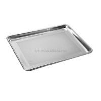 China Aluminum Bottom Perforated Bread Baking Pan 18x13x1 Inch 1.2mm for Burger Bun Hot Dog for sale
