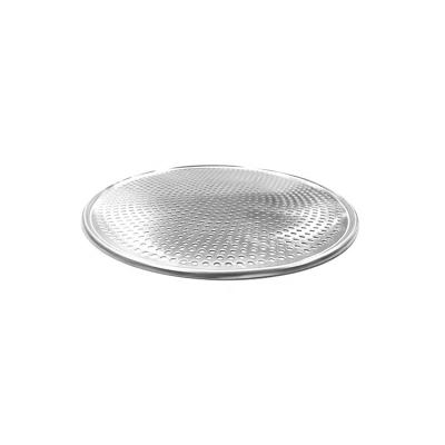 China 11 Inch Perforated Round Pizza Pan Aluminum Baking Tray with Holes for Bakery Restaurant Bar for sale