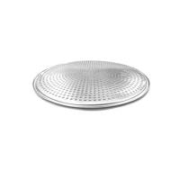 China 16 Inch Perforated Round Aluminum Pizza Pan Punched Baking Tray for Restaurant for sale