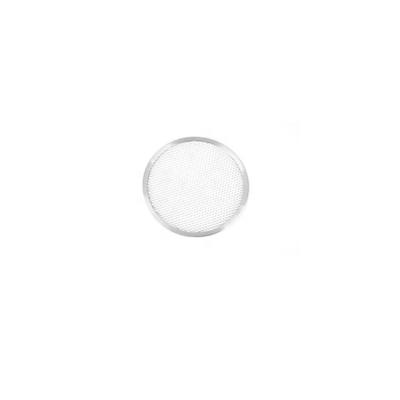 China 13 Inch Round Aluminum Pizza Screen Mesh Perforated Tray for Commercial Baking for sale
