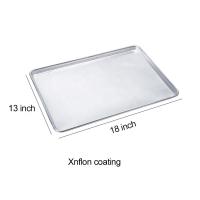 China 18x13 Inch Full Perforated Aluminum Bread Baking Pan with XNFLON Nonstick Coating 1.2mm Thickness for sale