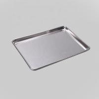 China Commercial 18x13x1 Inch 1.2mm Aluminum Rectangle Baking Bread Pan for Burger Buns for sale