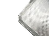 China 26x18 Inch 1.2mm Aluminum Perforated Nonstick Baking Tray Wire Mesh Pan for sale