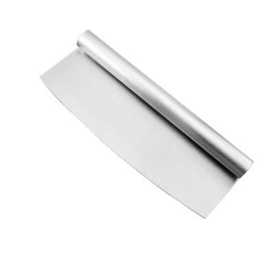 China 8 Inch Stainless Steel Pizza Cutter 430 Premium Pie Slicer Kitchen Tool for sale