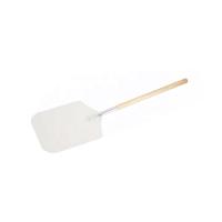 China Square Wood Handle Metal Pizza Shovel 91cm Aluminum Pizza Peel 12x14x36 Inch for sale