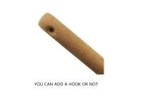 China 12x14x26 Inch Wooden Handle Pizza Peel Aluminum Pizza Shovel for Commercial Use for sale