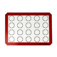China Food Grade Nonstick Silicone Baking Mat 40x30cm Reusable Kitchen Cookware Accessories Custom Size Available for sale