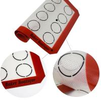 China Food Grade Nonstick Silicone Baking Mat 40x30cm Reusable Kitchen Cookware Accessories Custom Size Available for sale