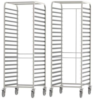 China Stainless Steel 32 Layer Baking Tray Trolley 670x820x1700mm for Double Oven Rack for sale
