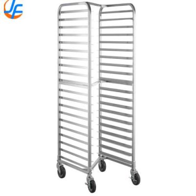 China Stainless Steel 15-Tier Baking Rack Trolley 670x820xH1700mm for 600x400mm Pans for sale