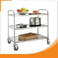 China Stainless Steel Food Tray Trolley Cart 670x820x1700mm for Restaurant Kitchen NSF for sale