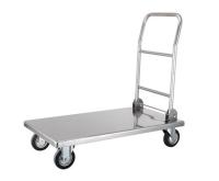 China NSF Stainless Steel Foldable Bakery Rack Trolley Cart 150kg Capacity 4inch Casters for sale