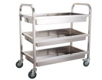 China NSF Stainless Steel Multi Layer Bakery Rack Trolley Food Cart 100mm Casters for sale