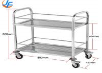 China NSF Stainless Steel Multi Layer Bakery Rack Trolley Food Cart 100mm Casters for sale