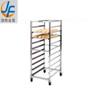 China NSF 15 Tier Stainless Steel Baking Tray Trolley 670x820xH1700mm for 600x400 Pans for sale