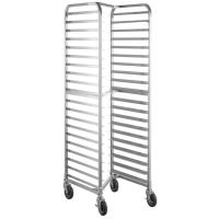 China Stainless Steel Baking Tray Trolley 800x600 Revent Oven Rack 20 Pan Capacity for sale