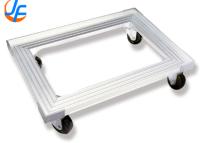 China Stainless Steel 16 Layer Baking Tray Trolley 175cm Height Bread Rack for Bakery for sale
