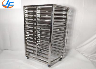 China NSF 600x400mm Stainless Steel Baking Tray Trolley 12 Tier Double Oven Rack for sale