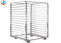 China Stainless Steel Baking Tray Trolley 600 400 Revent Oven Rack Custom NSF for sale