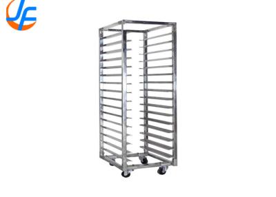 China 15 Tray Stainless Steel Baking Trolley 380x550xH1735mm Commercial Food Rack for sale