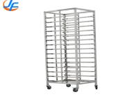 China 15 Tray Stainless Steel Baking Trolley 380x550xH1735mm Commercial Food Rack for sale